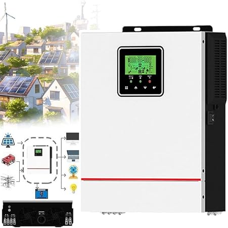 Solar Hybrid Inverter Charger 1000W 1500W with 40A MPPT Controller ...