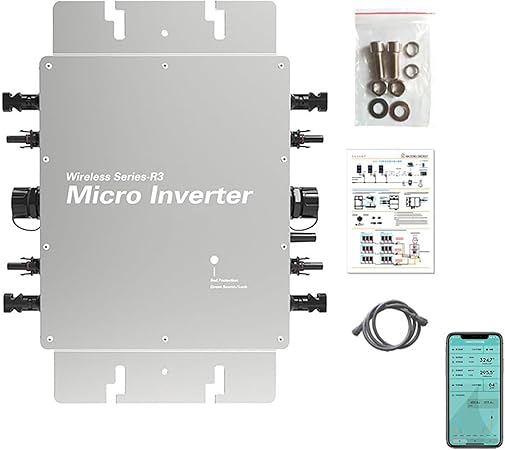High Efficiency 2400W MPPT Micro Grid Tie Inverter with WiFi - Tuga Power