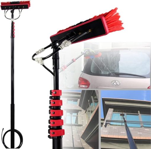 Window Washing Kit with Extension Pole 3.6 to 11M for Solar Panels ...